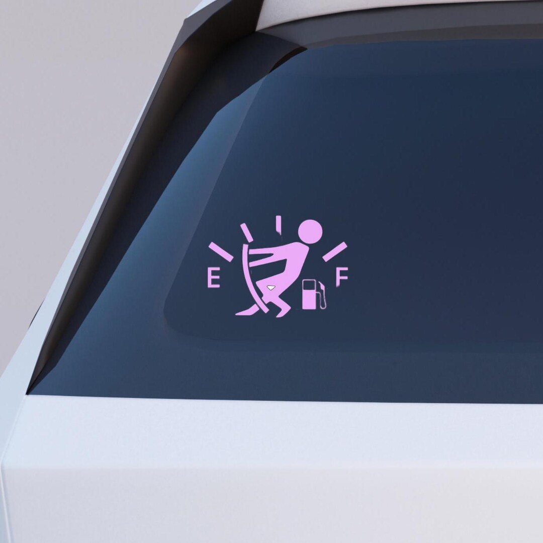 Funny Gas Decal, Cute Car Stickers, Vinyl Decal, Car Decals for Women ...