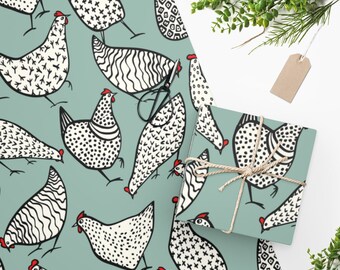 Chicken Wrapping Paper - Etsy
