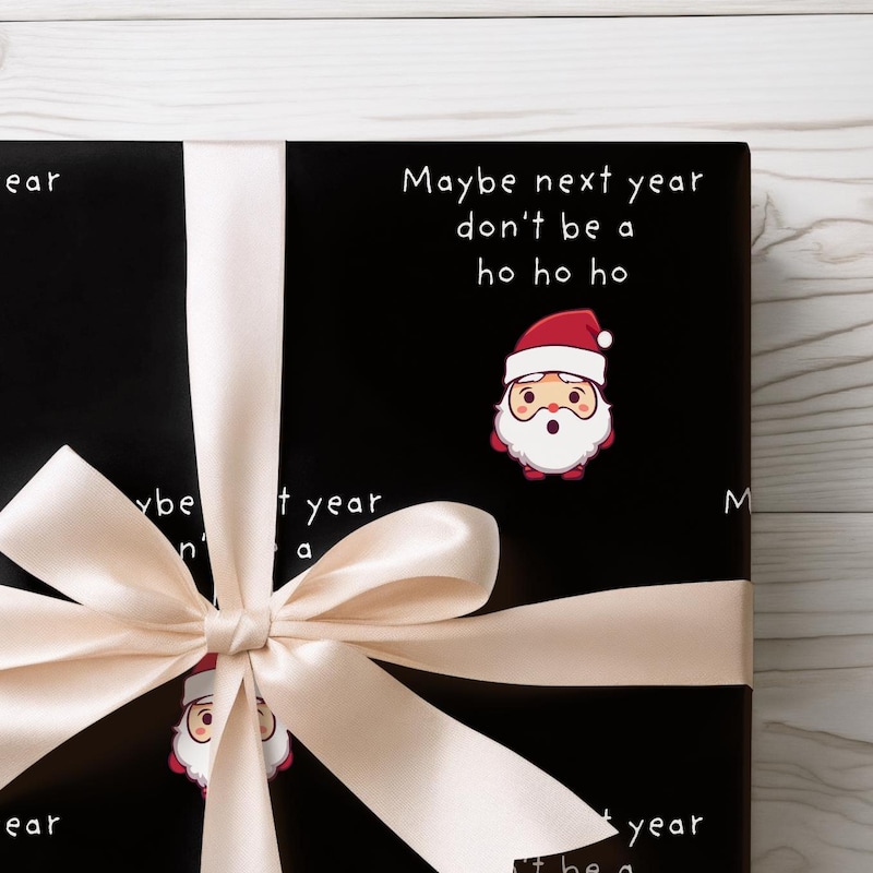 Funny Christmas Wrapping Paper - Etsy