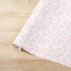 Pink Toile Wrapping Papers, Baby Shower Gift Wrap for Girl, Bridal ...