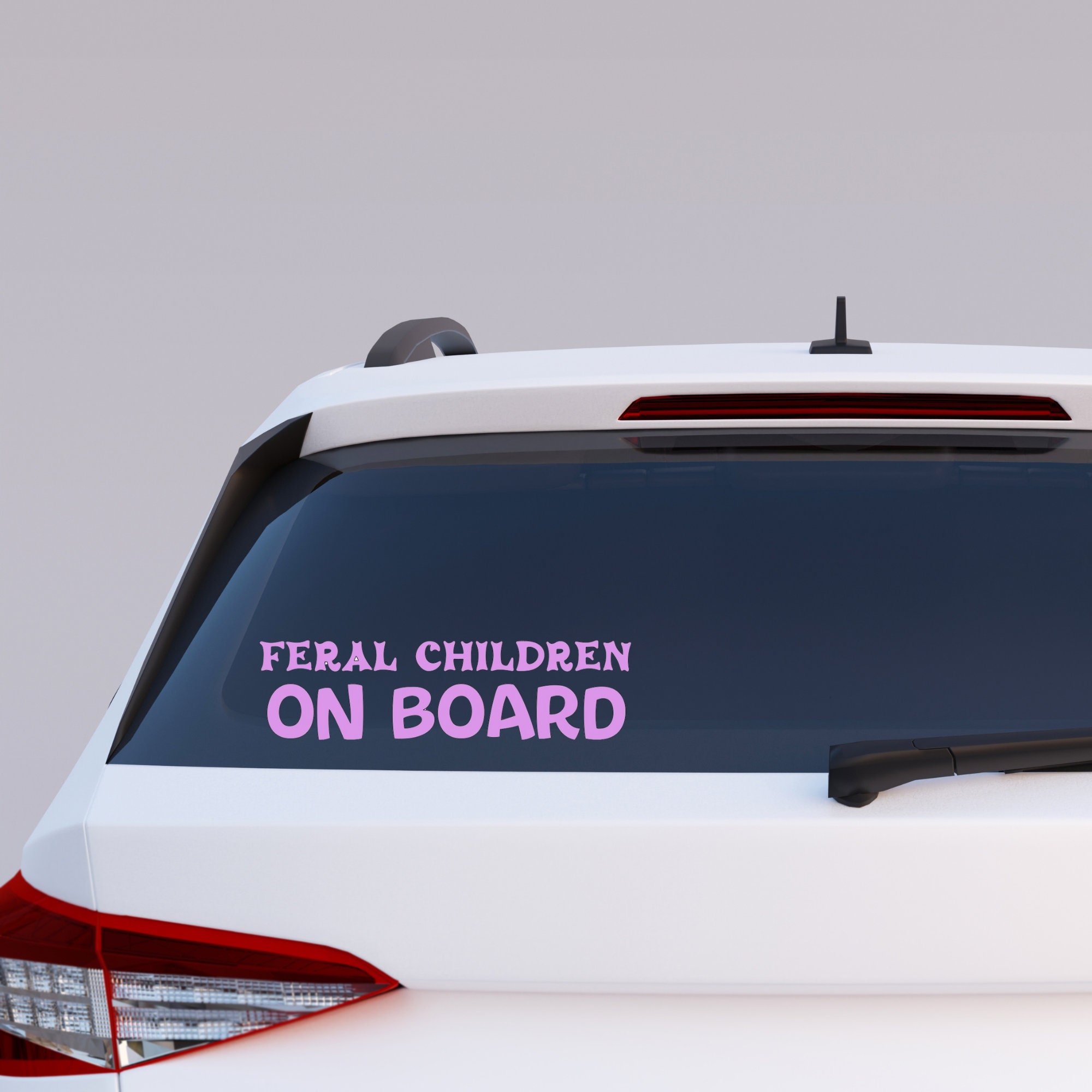 Stay Feral Decal, Spooky Car Decals, Witchy Decals, Goth Car ...