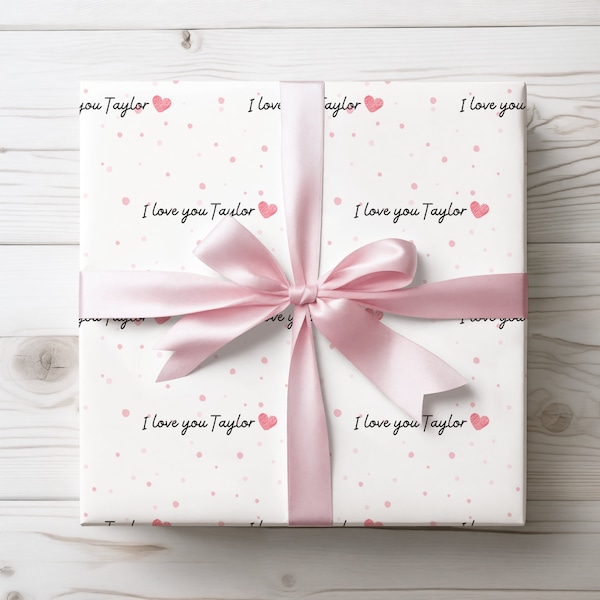 Romantic Wrapping Paper - Etsy