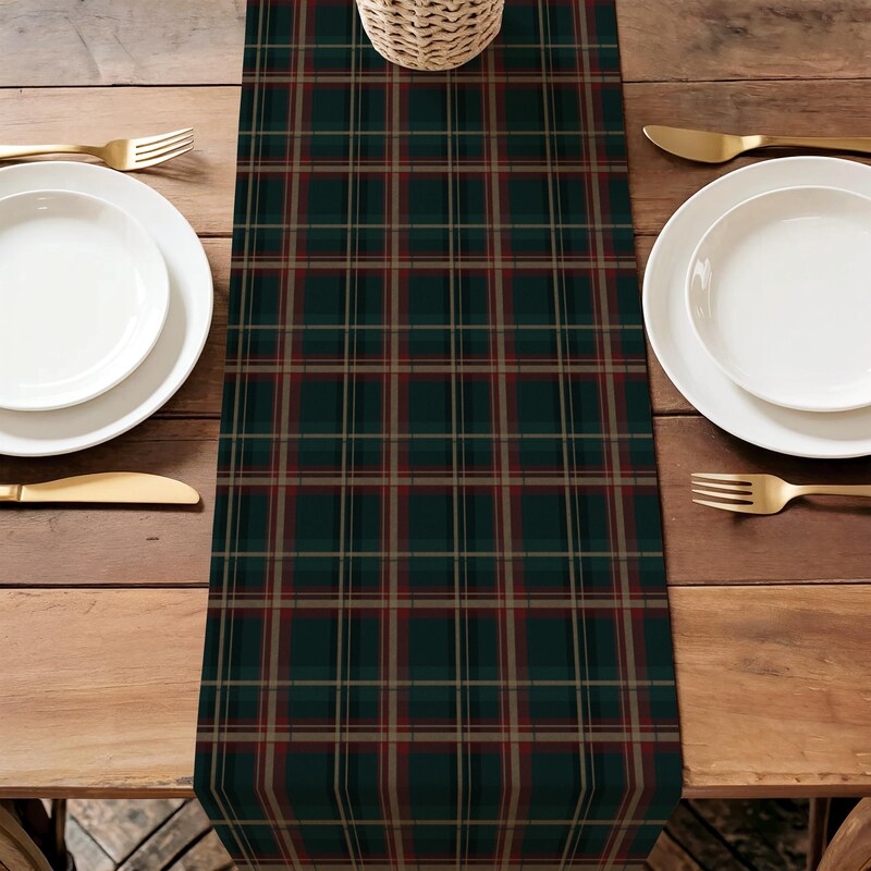 Plaid Table Linen - Etsy