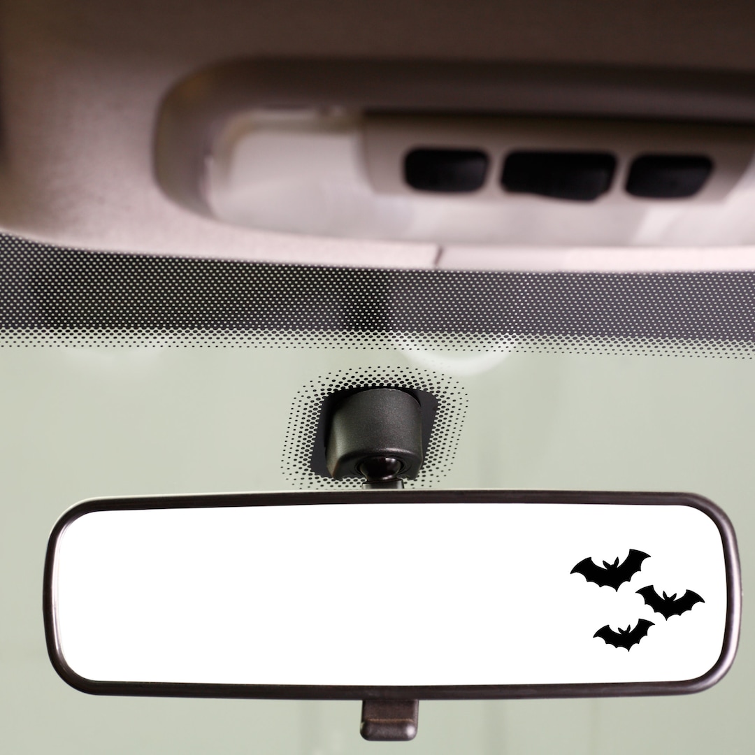 Bat Decal, Halloween Car Decal, Bat Bumper Sticker, Spooky Mirror ...