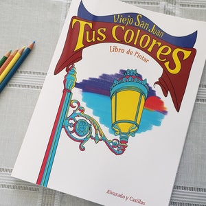 Old San Juan Coloring Book, Puerto Rico: Tus Colores - Etsy