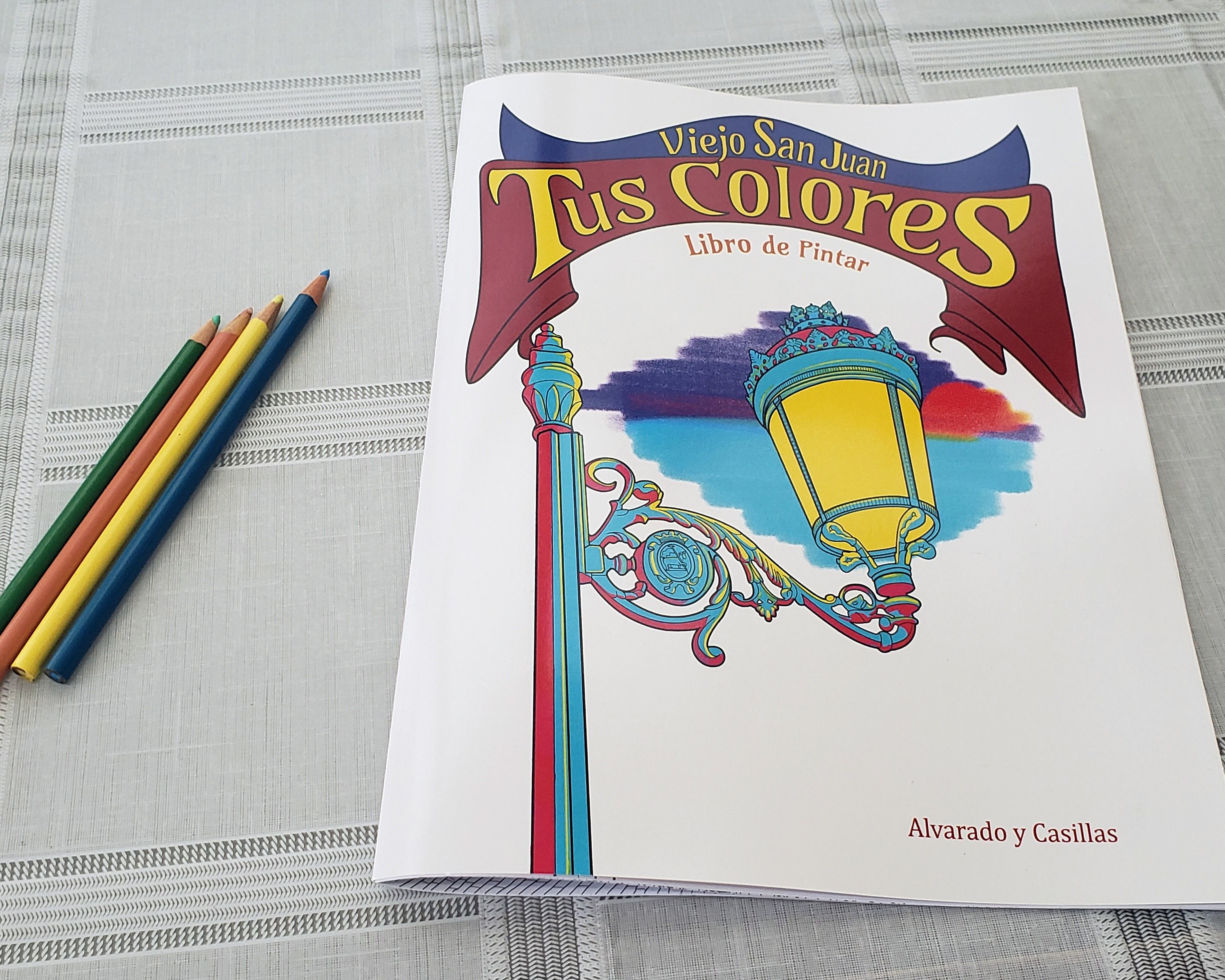 Old San Juan Coloring Book, Puerto Rico: Tus Colores - Etsy