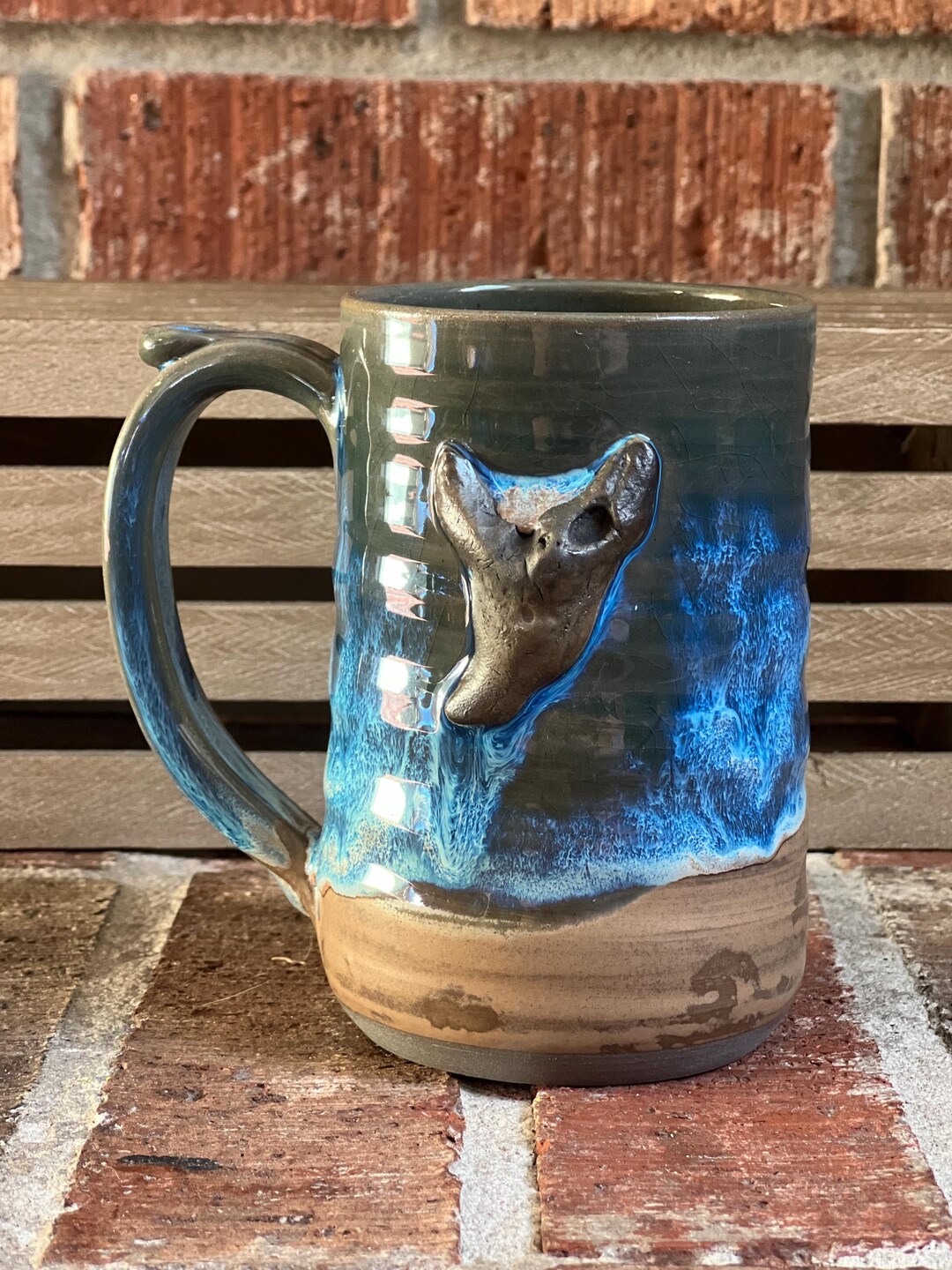 Light Blue Sharks Tooth Mug - Etsy