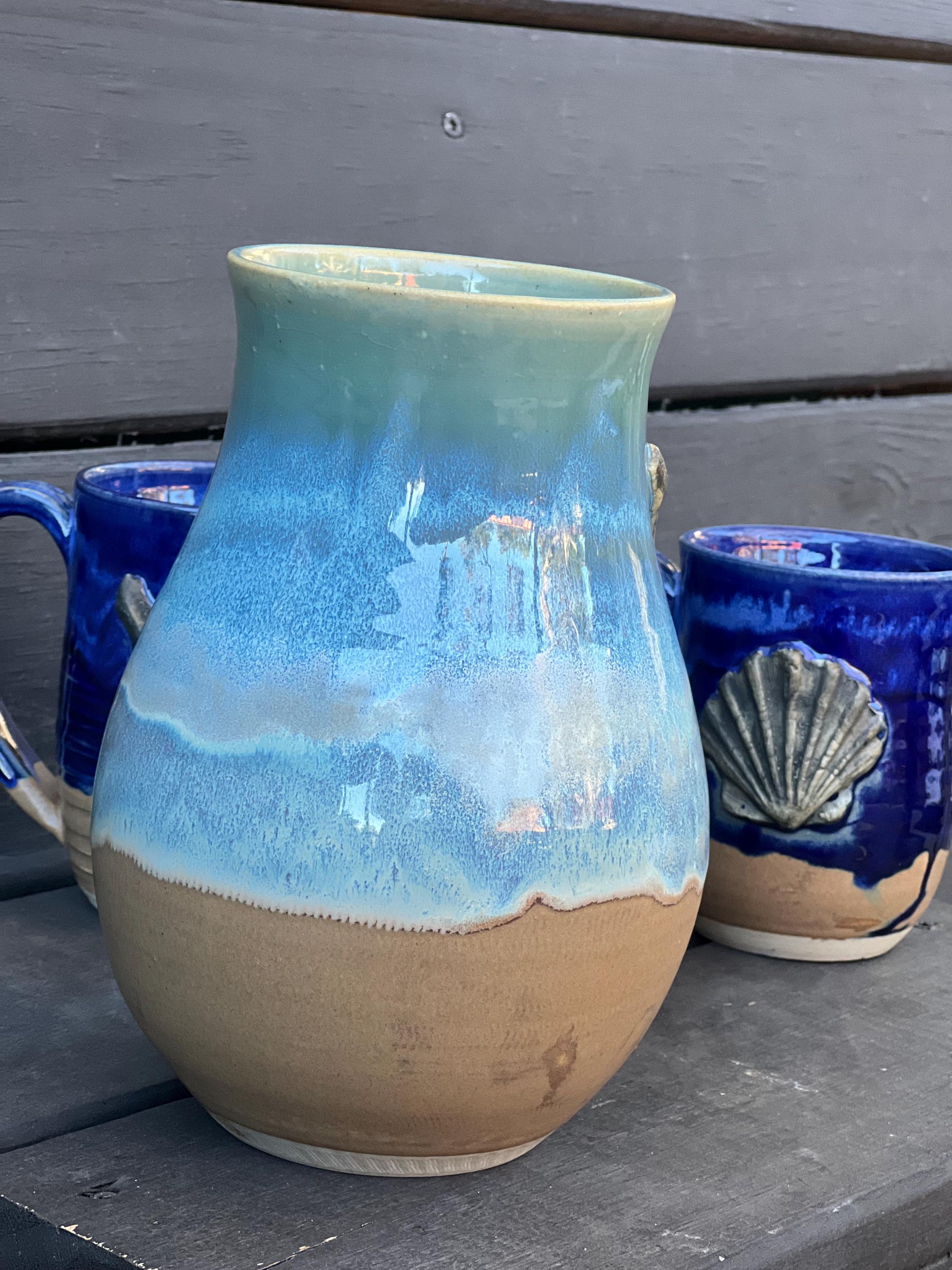 Light Blue Megalodon Sharks Tooth Vase - Etsy