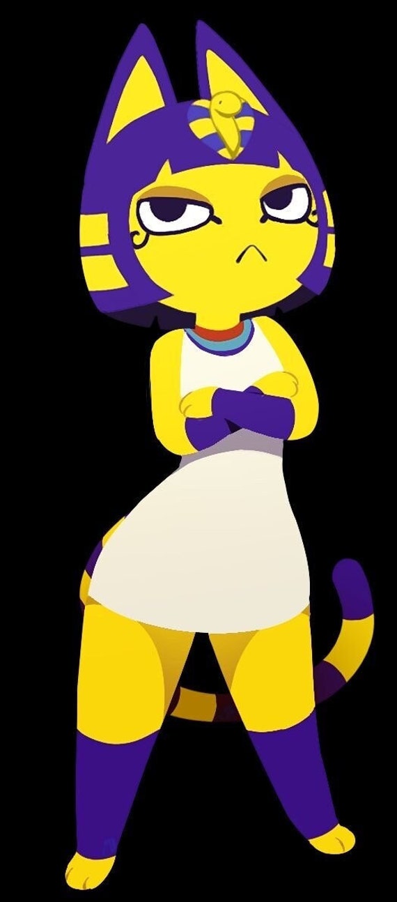 Ankha Keychain - Etsy