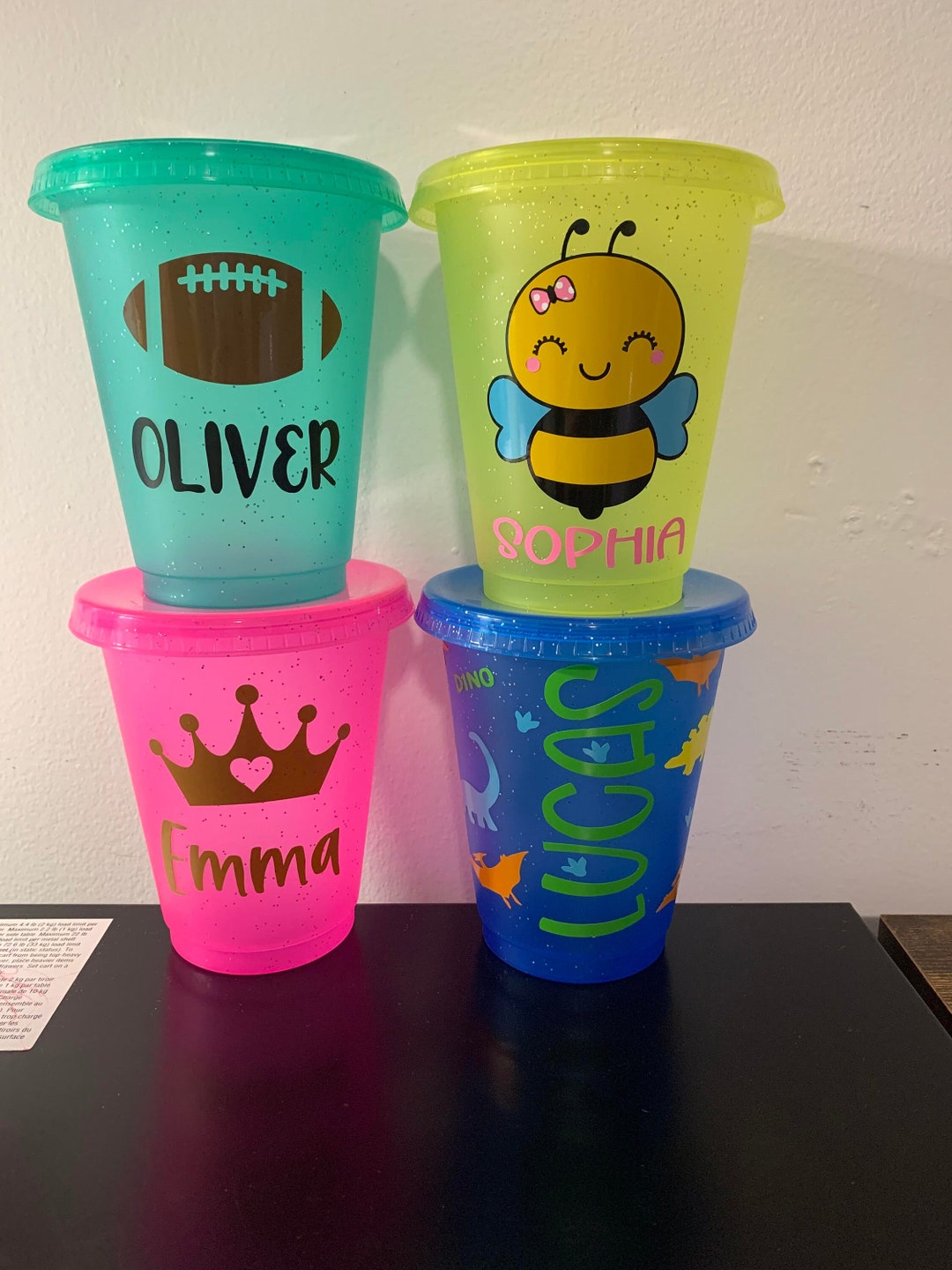 Personalized Kids Cups | Custom Design Cups - Etsy
