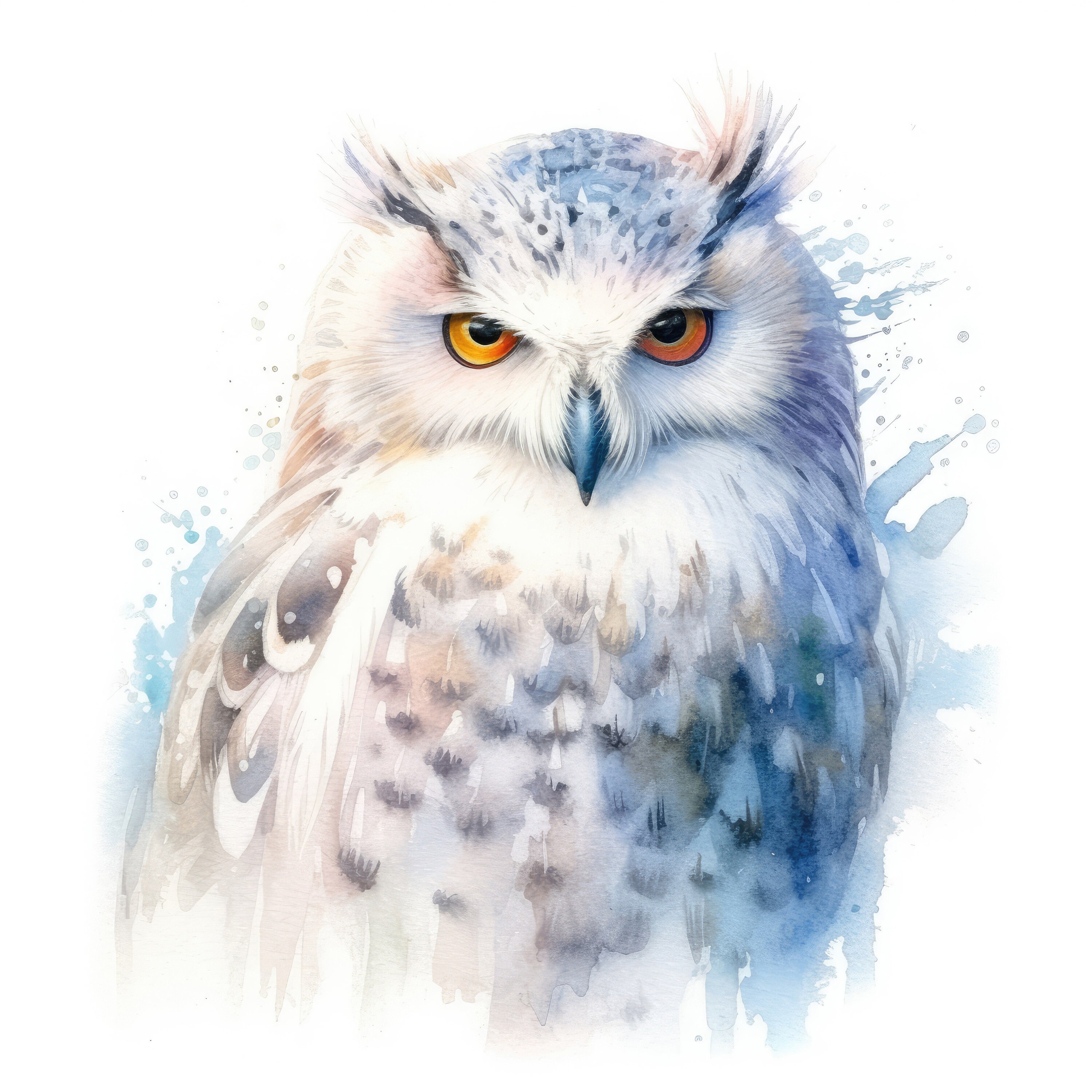 Snowy Owl Clipart | 10 High Quality JPG | Scrapbooking, Card Making ...
