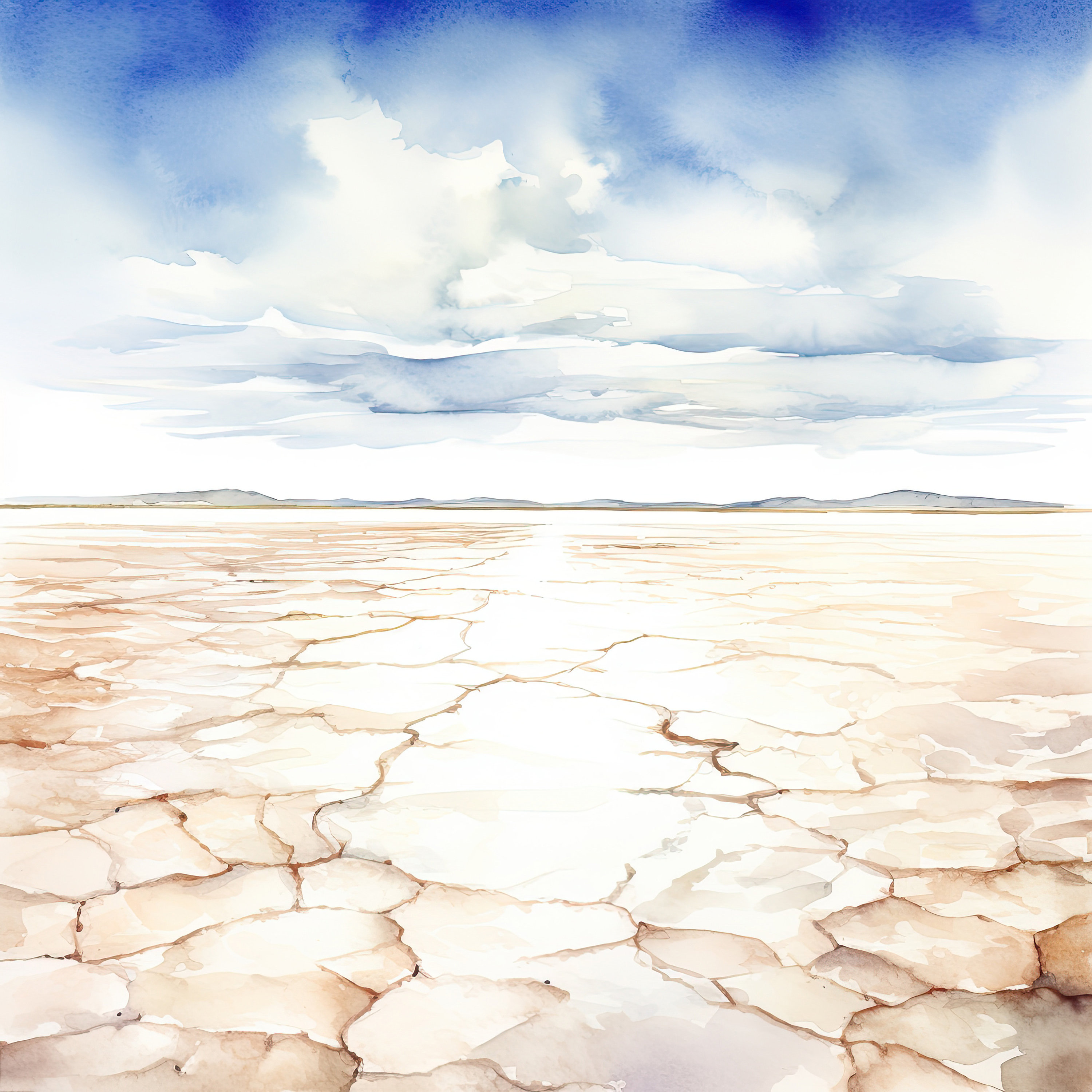 Salt Flats Clipart Landscape | 10 High Quality JPG | Scrapbooking, Card ...