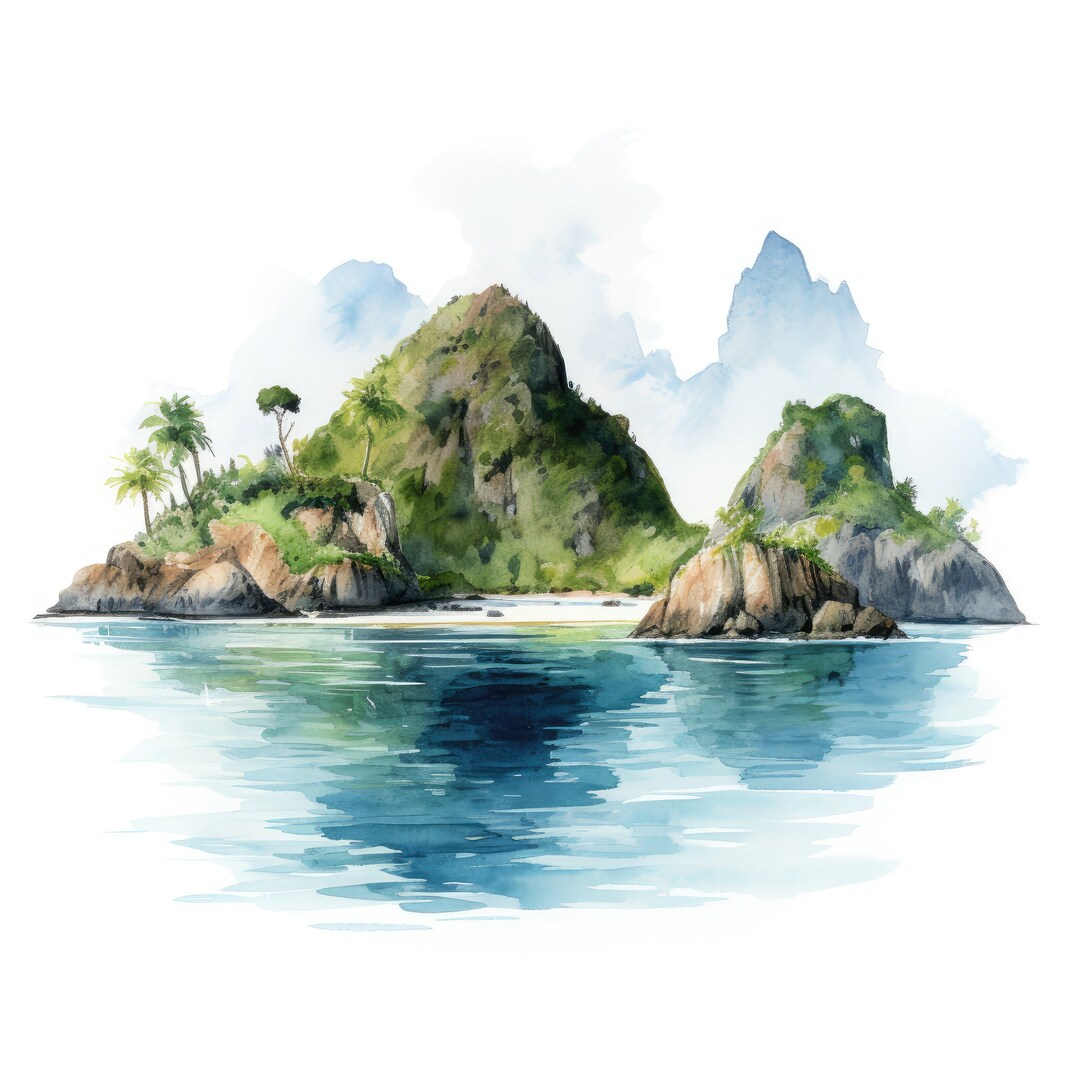 Archipelago Clipart Landscape | 10 High Quality JPG | Scrapbooking ...