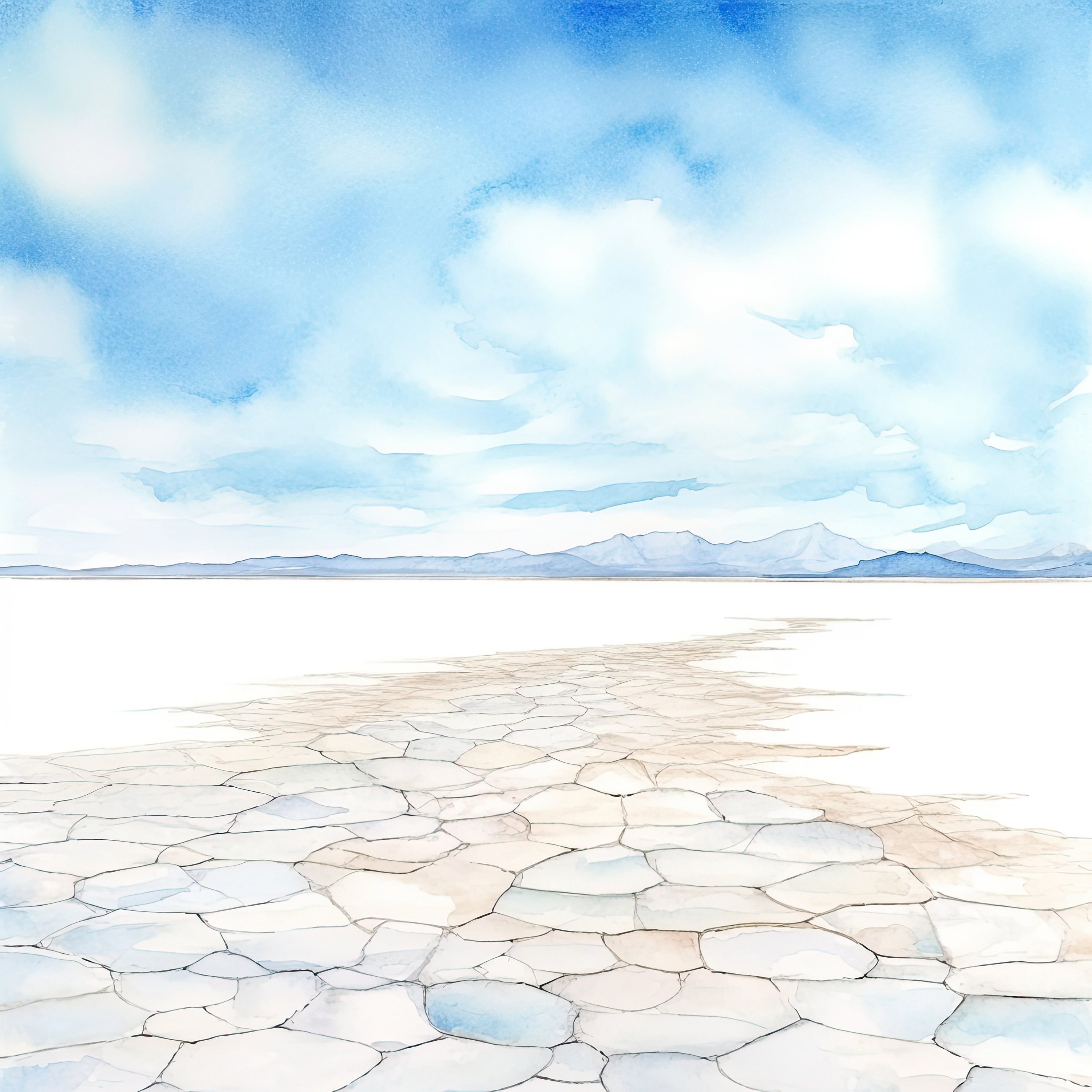 Salt Flats Clipart Landscape | 10 High Quality JPG | Scrapbooking, Card ...