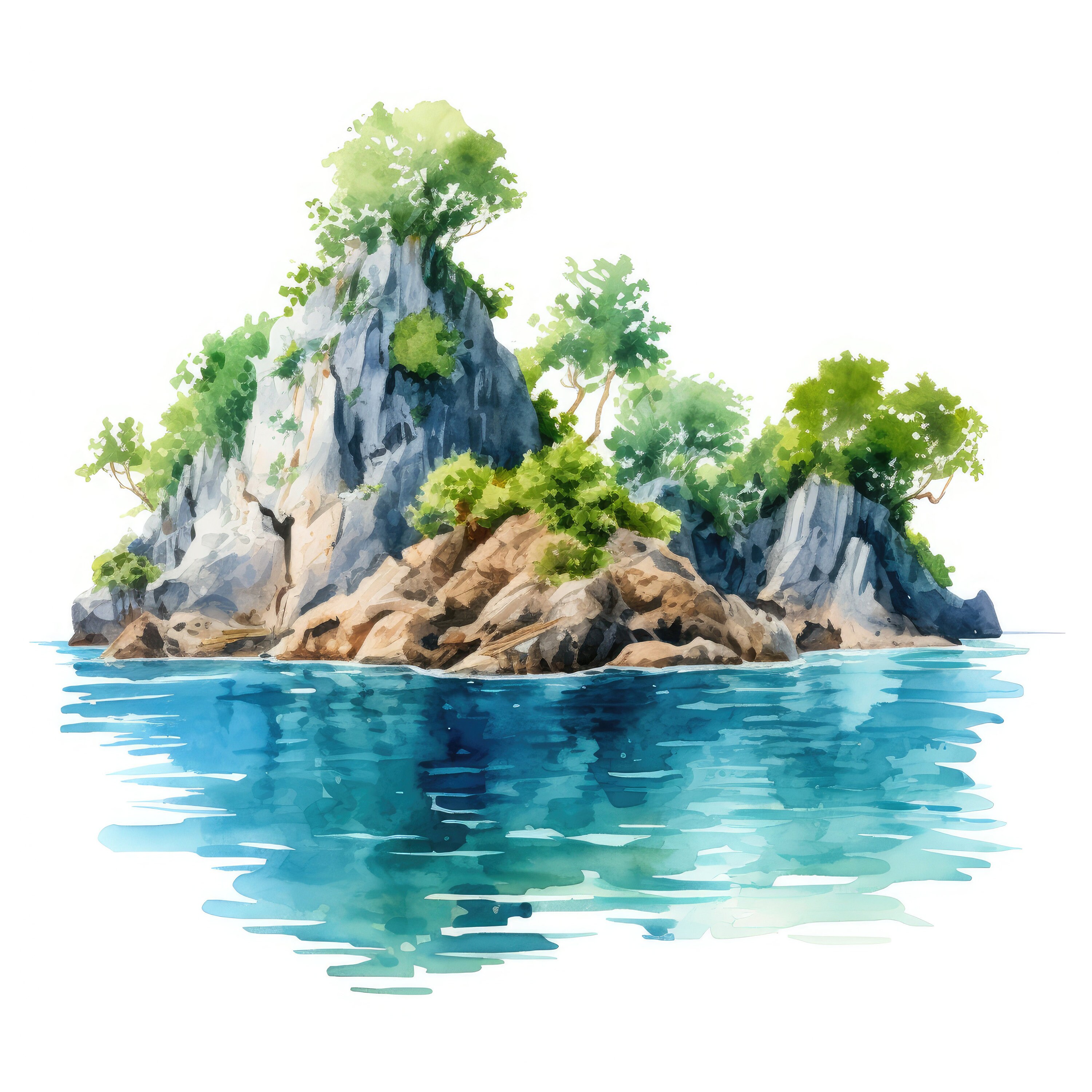 Archipelago Clipart Landscape | 10 High Quality JPG | Scrapbooking ...