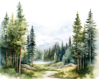 Salt Flats Clipart Landscape | 10 High Quality JPG | Scrapbooking, Card ...