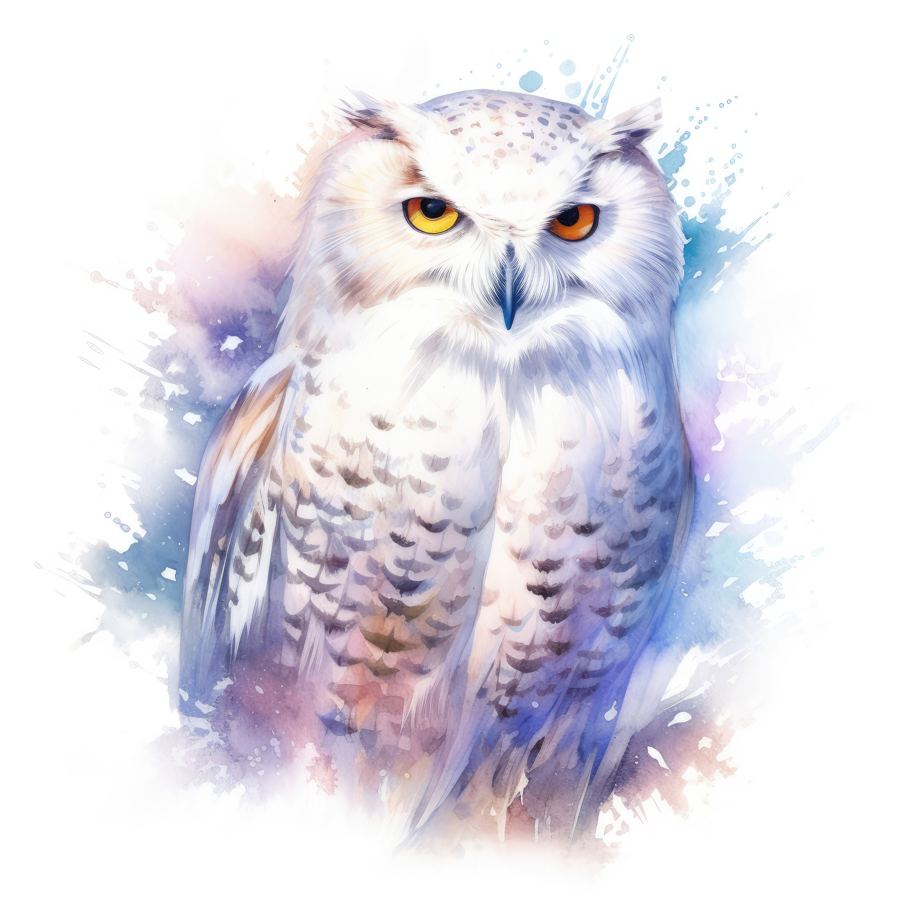 Snowy Owl Clipart | 10 High Quality JPG | Scrapbooking, Card Making ...