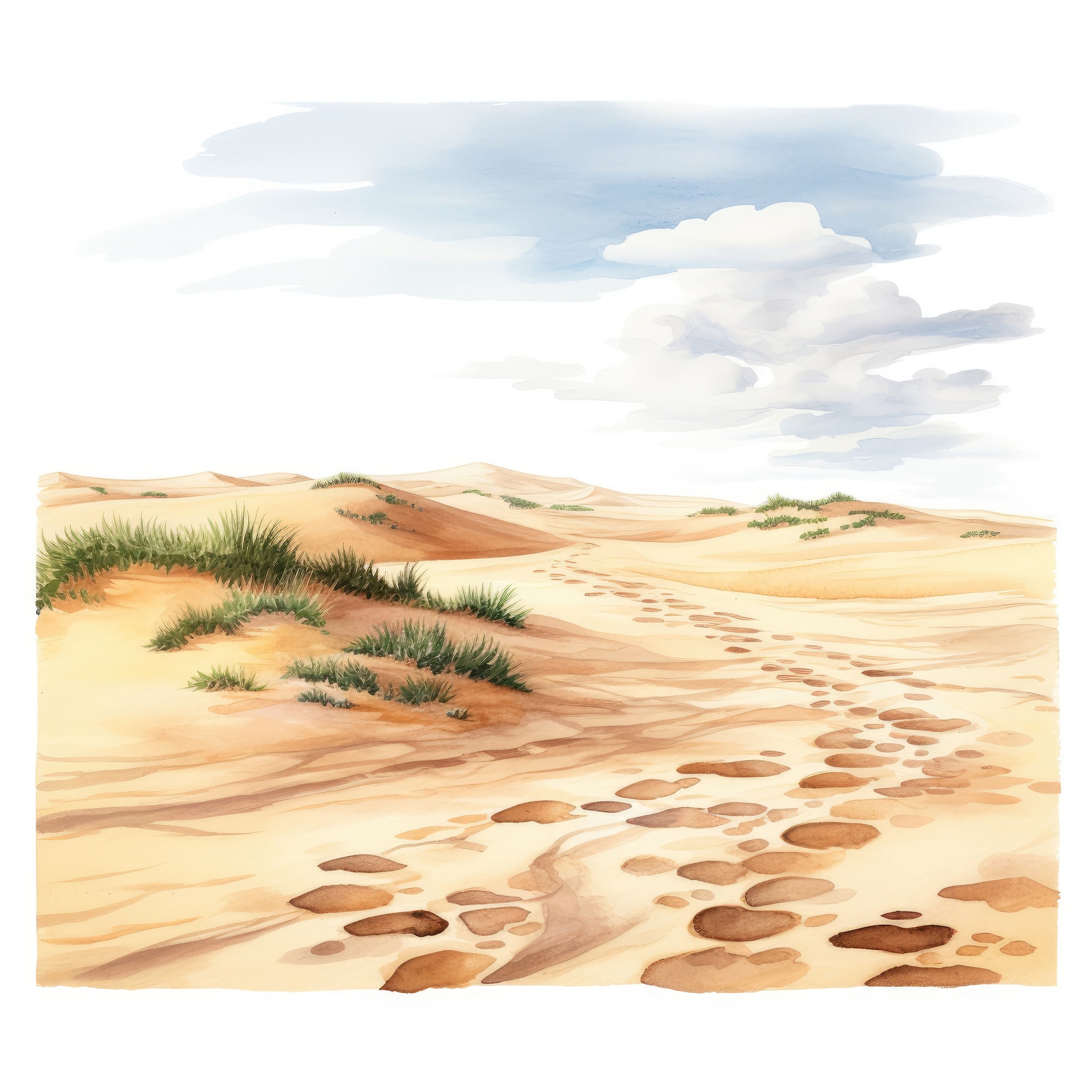 Sand Dunes Clipart Landscape | 10 High Quality JPG | Scrapbooking, Card ...