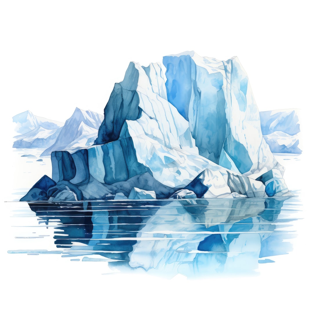 Glacier Clipart Landscape | 10 High Quality JPG | Scrapbooking, Card ...