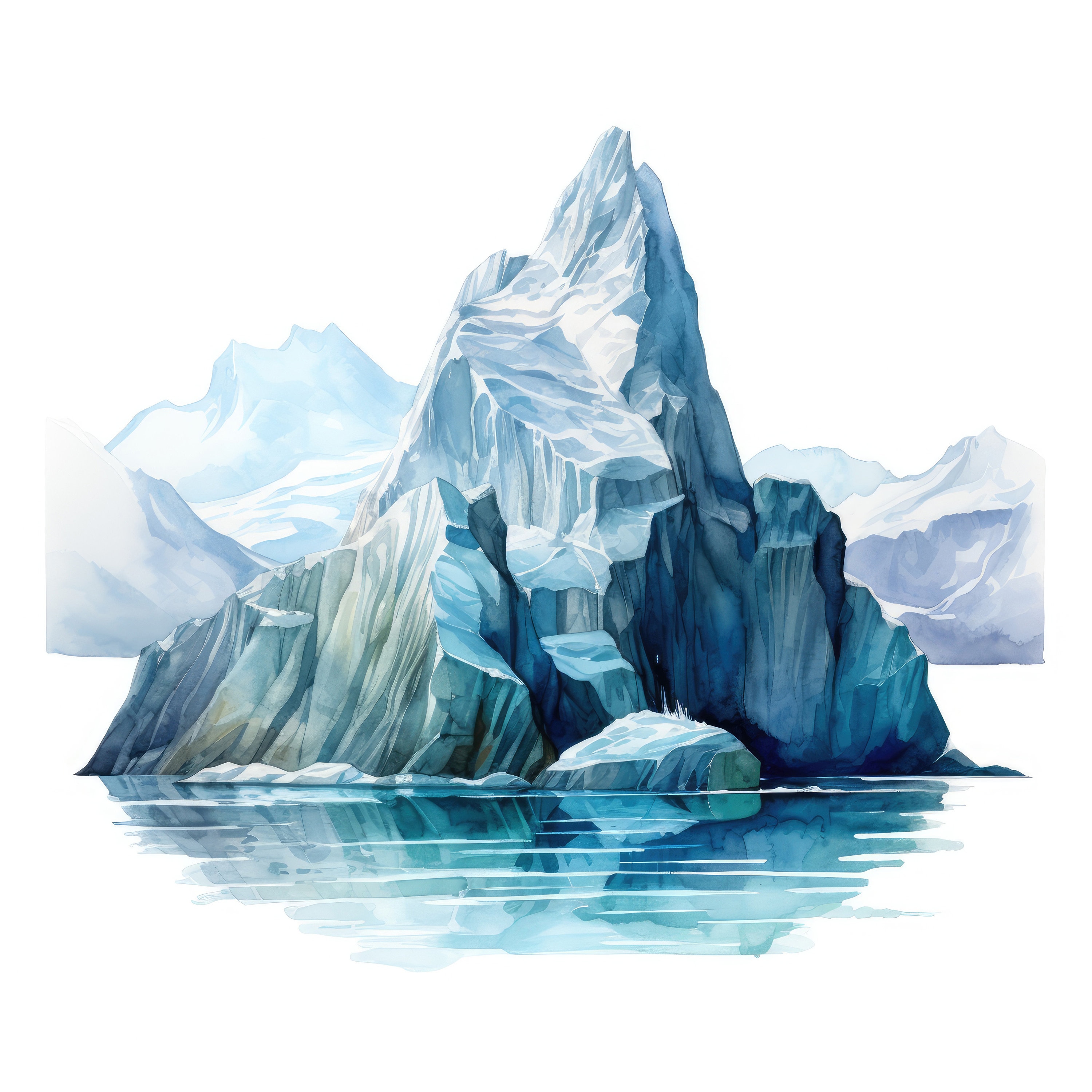 Glacier Clipart Landscape | 10 High Quality JPG | Scrapbooking, Card ...