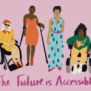 The Future is Accessible Art Print - Etsy
