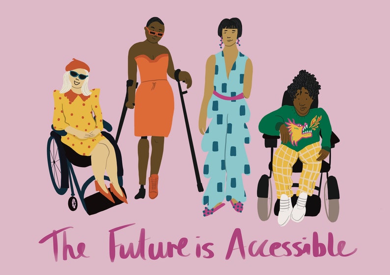 The Future is Accessible Art Print - Etsy