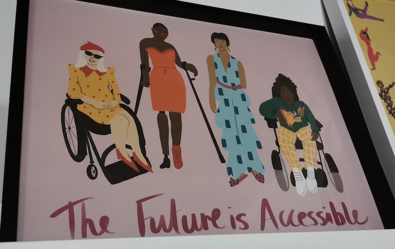 The Future is Accessible Art Print - Etsy