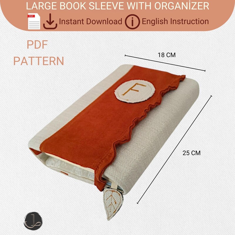 Book Cover Pattern - Etsy