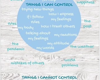 Things I Can and Cannot Control - Etsy