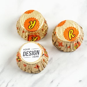 Personalized Mini Reese's Peanut Butter Cup Labels Stickers - Add Your ...