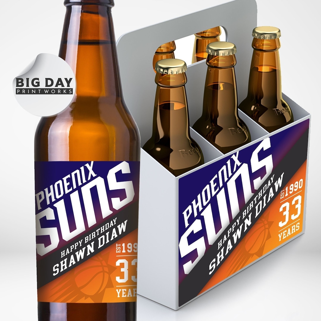 Personalized Beer Labels | Phoenix Basketball Team Beer Labels | His or ...