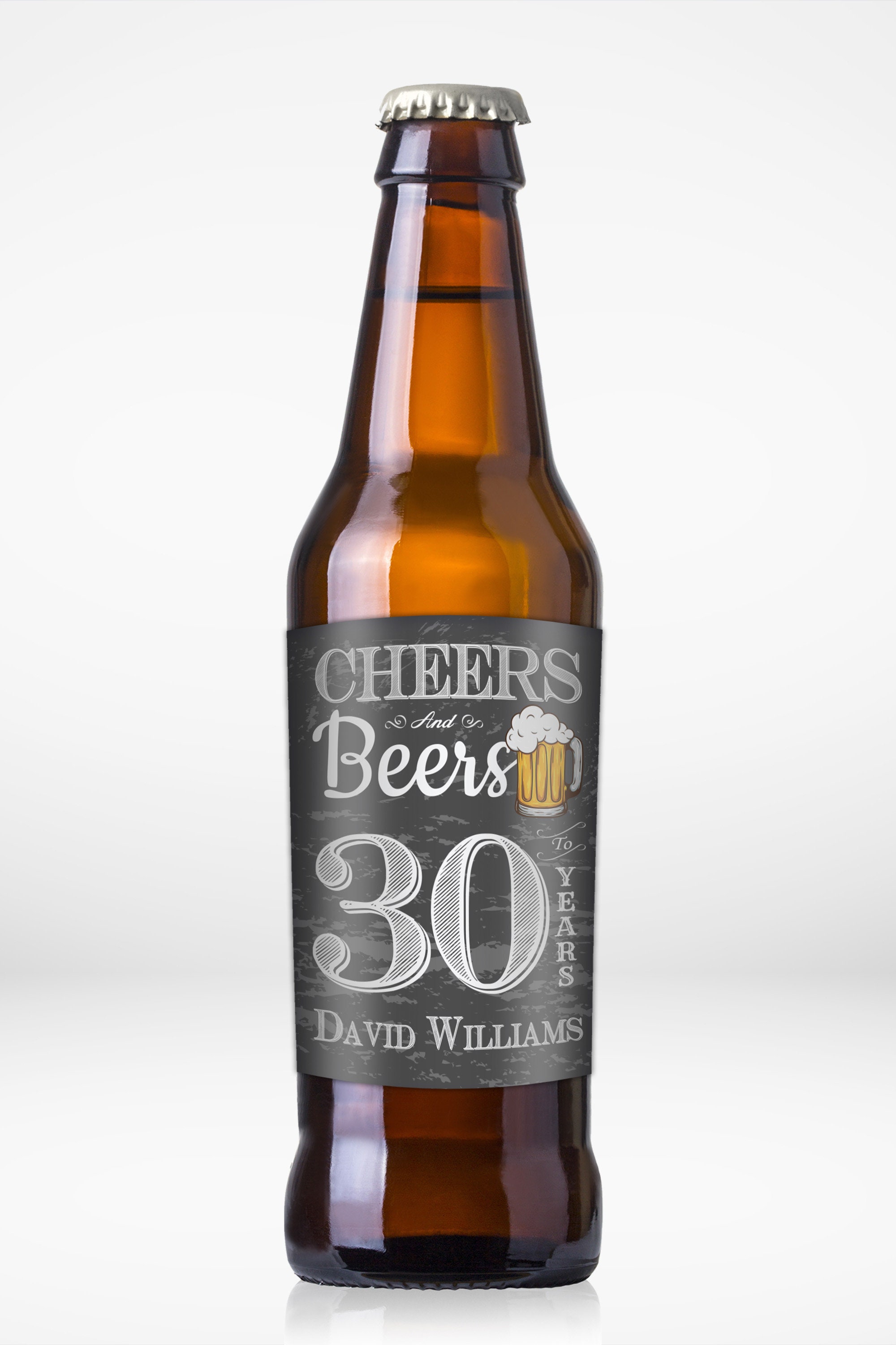 Personalized Custom Beer Labels | Happy Birthday Beer Labels | Birthday ...