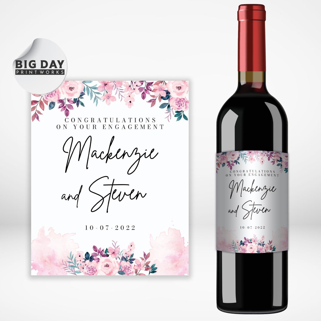 Custom Wine Labels | Personalized Birthday Gift | Anniversary Gift ...