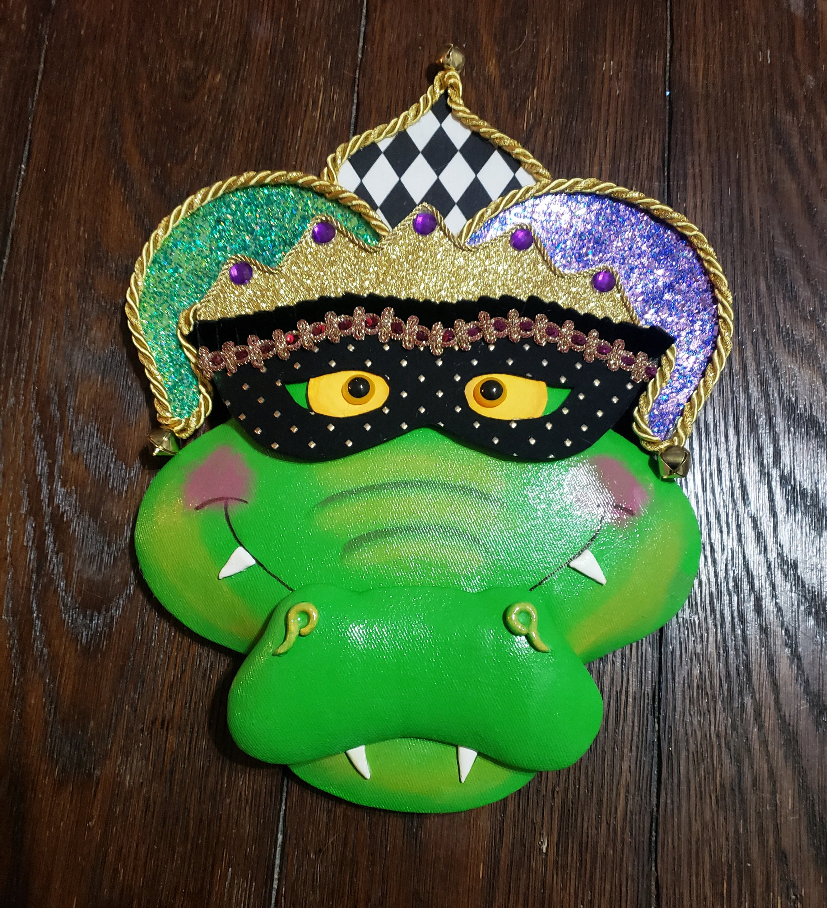 Roxy the Gator Wreath Attachment - Etsy