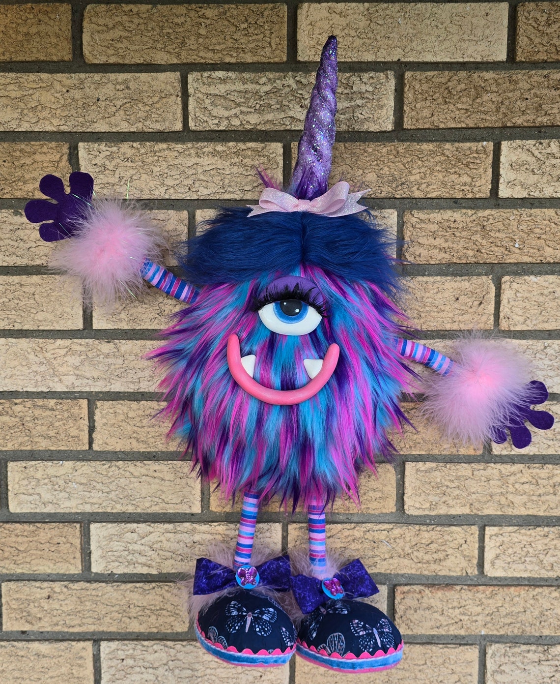 Handmade Monster Wreath Attachment - Etsy