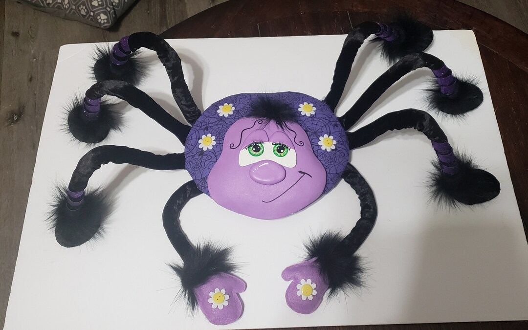 Purple Spider Wreath Attachment - Etsy