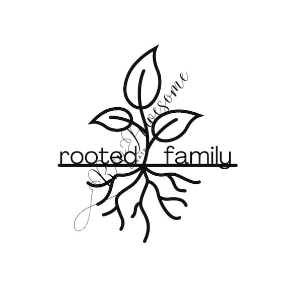 Rooted Family SVG/PNG | Etsy