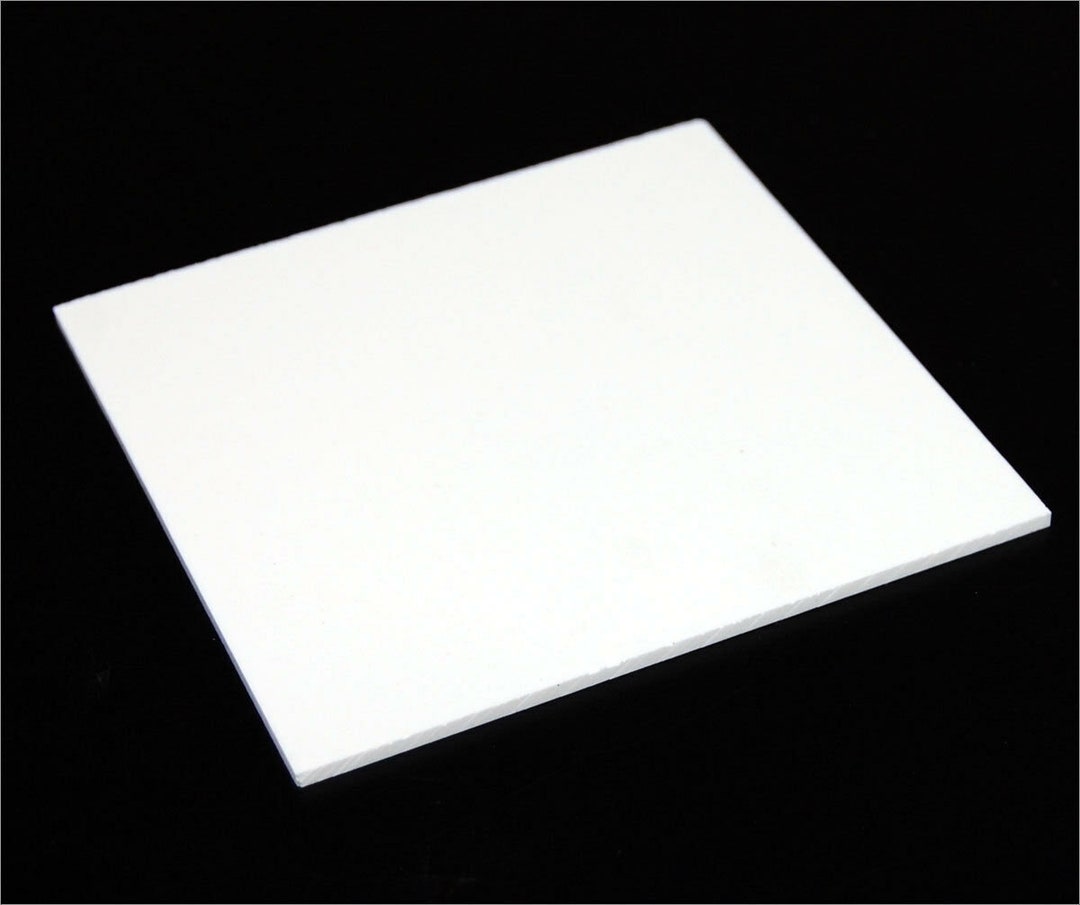 1/8" (3mm) Solid White Acrylic Plexiglass Sheet Thick 12"x12" White ...
