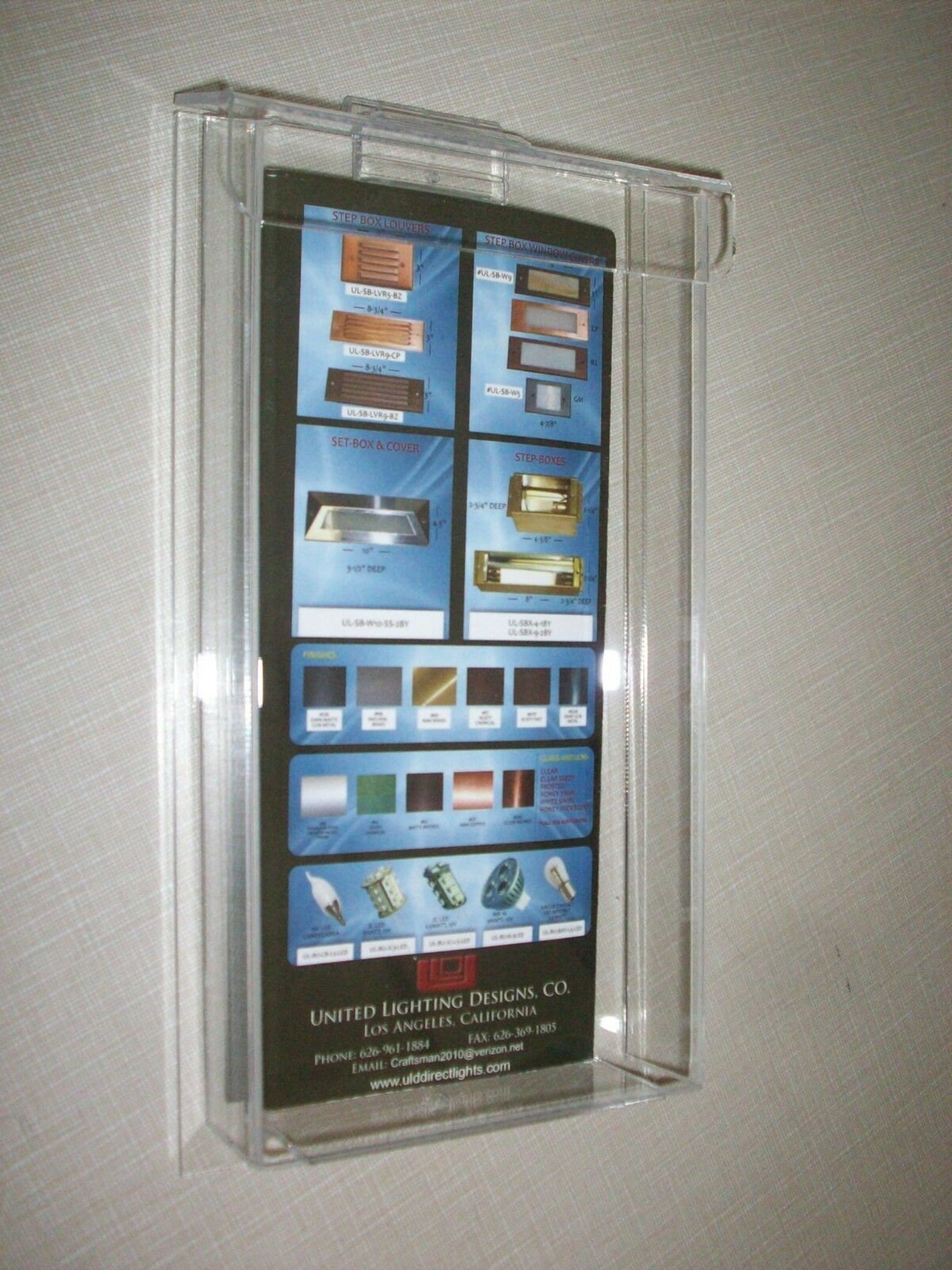 Outdoor Brochure Holder Tri Fold Flyer Box Real Estate Clear - Etsy