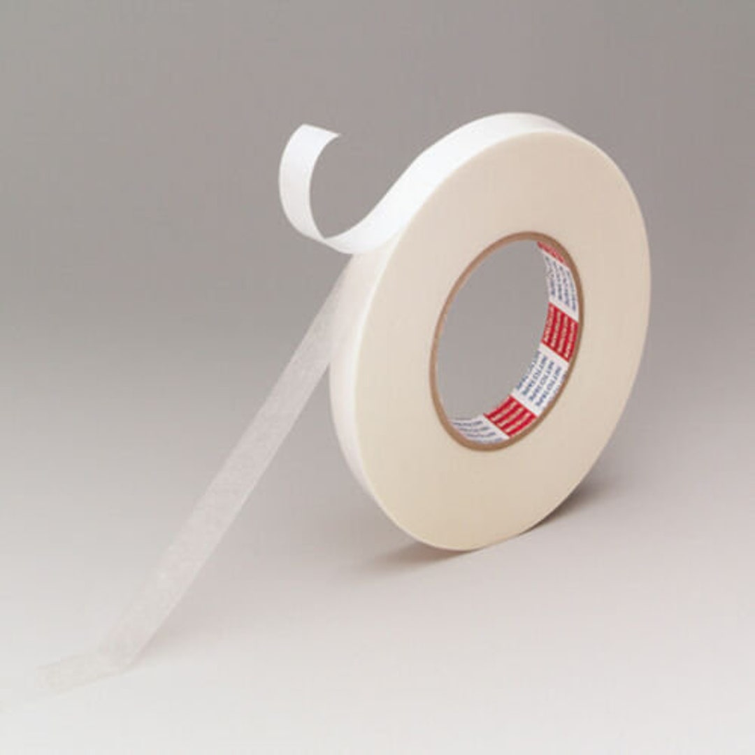 6 Rolls Double Sided Tape Paper Masking 1/2" Clear Premium Industrial ...