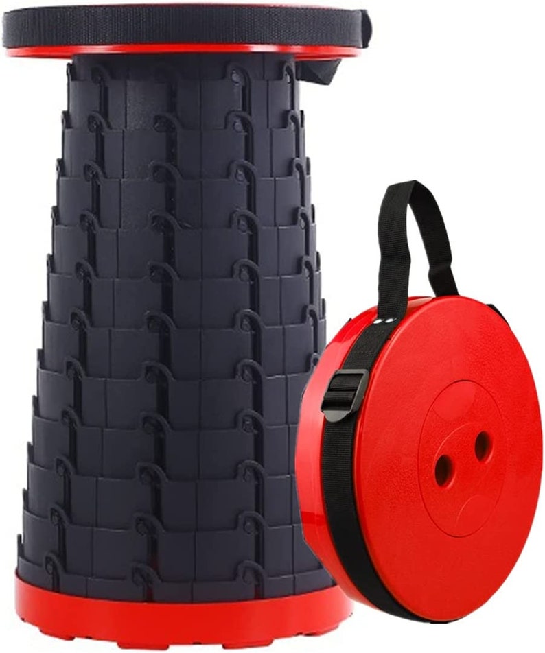 Collapsible Portable Chair, Retractable Folding Stool, Sturdy ...