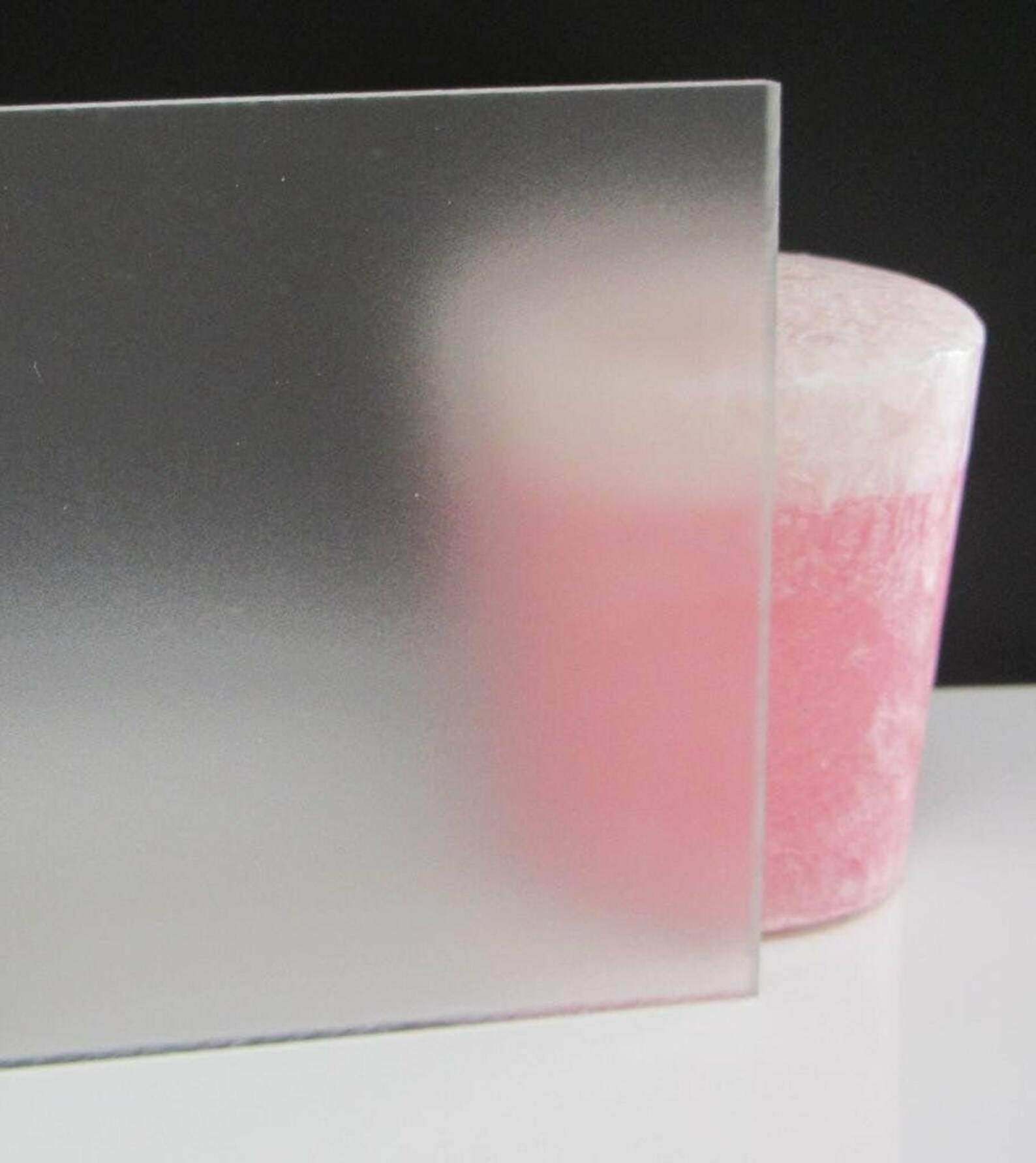 1/4 6mm Matte Acrylic Sheet Frosted Clear Plexiglass - Etsy