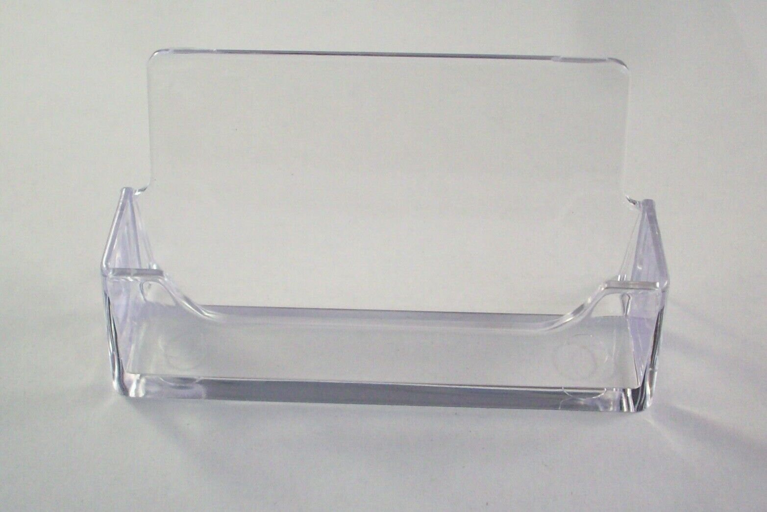 SALE 12 New Clear Plastic Acrylic Desktop Business Card Holder Display ...