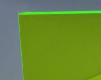1/8 3mm Orange Neon Fluorescent Acrylic Plexiglass | Etsy