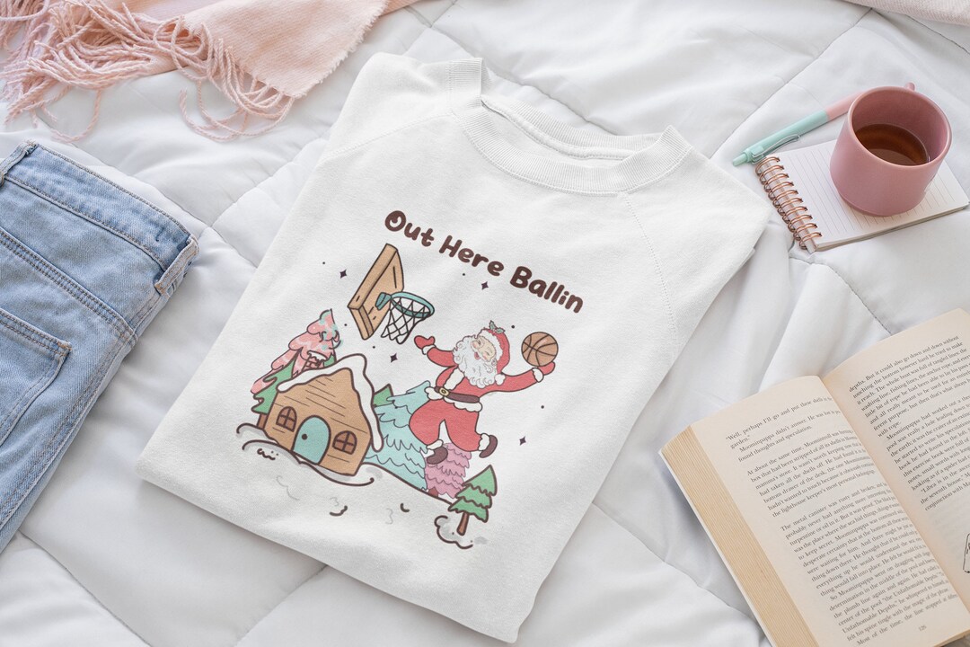 Out Here Ballin Funny Christmas Png Out Here Ballin Funny - Etsy