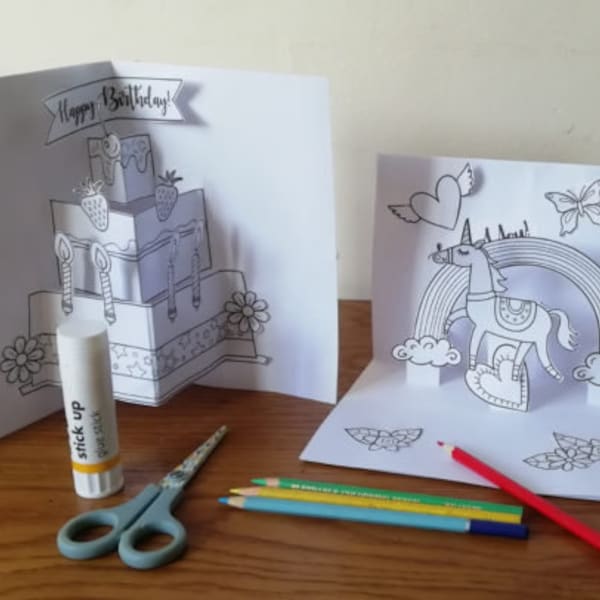 Printable Pop up House - Etsy