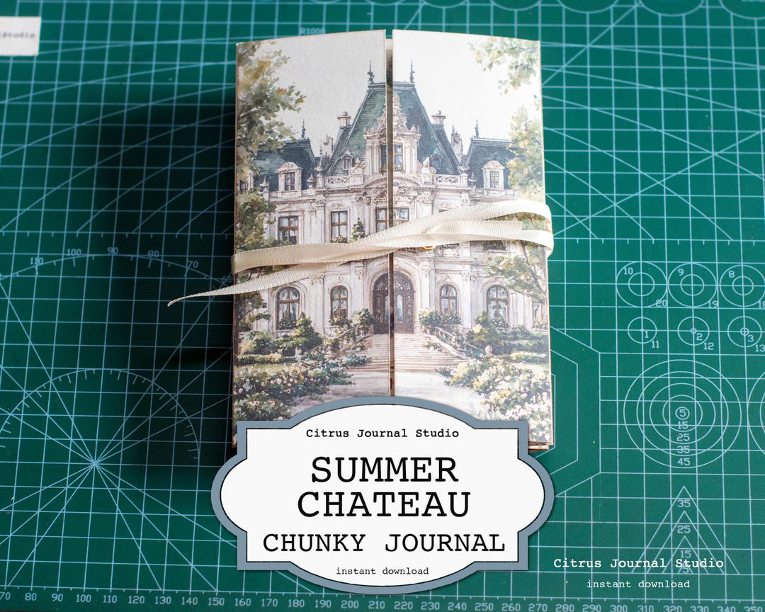 Summer French Junk Journal Kit, Chateau Tags, French Garden Ephemera ...
