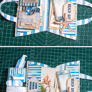 Beach Junk Journal Kit, Ocean Journal, Summer Coastal Folio, Tote Bag ...