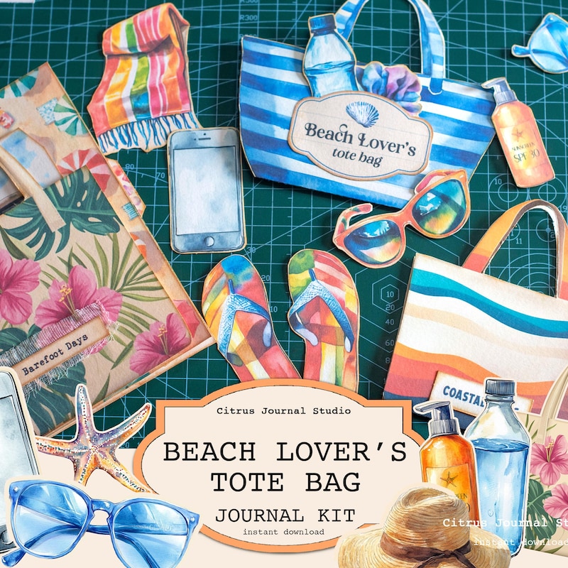 Junk Journal Tote Bag - Etsy