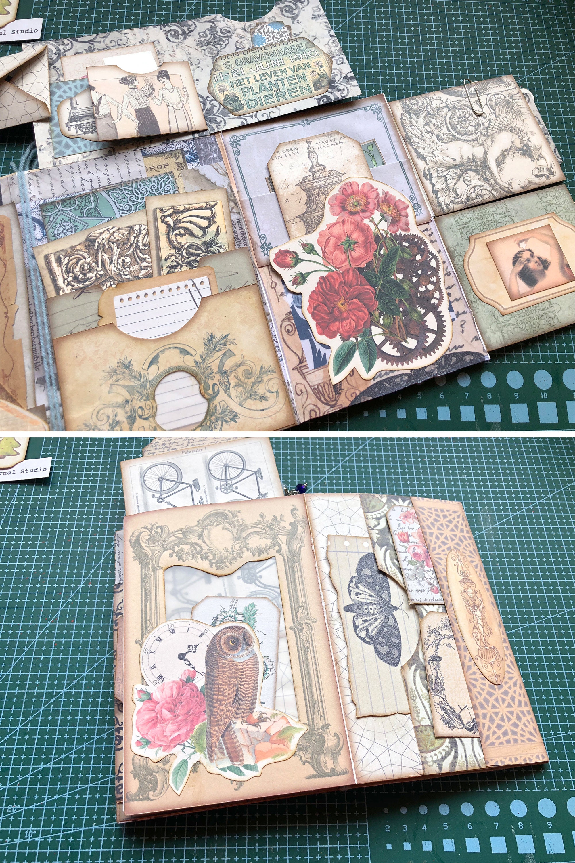 Junk Journal Kit Loaded Pocket Tags Journal Tags Ephemera - Etsy